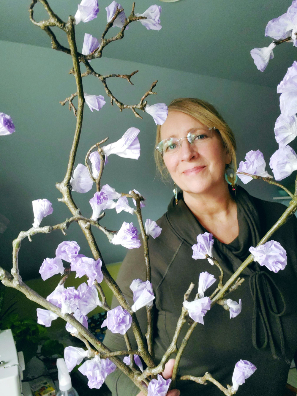 Faux spring branches - Janes Distractions