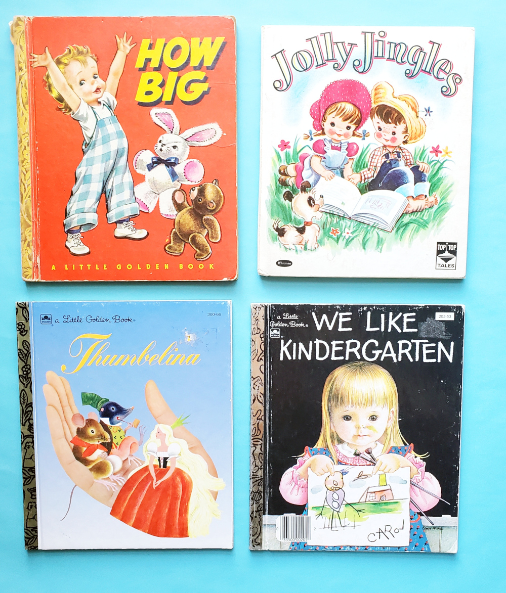 Thrifting books for kids - Janes Distractions